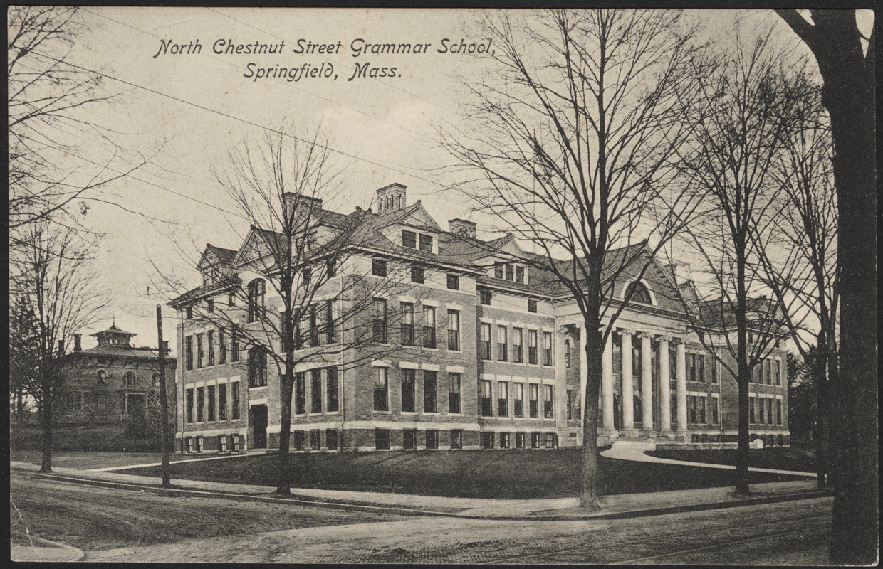 North Chestnut Street Grammar School, Springfield, Mass. - Digital ...