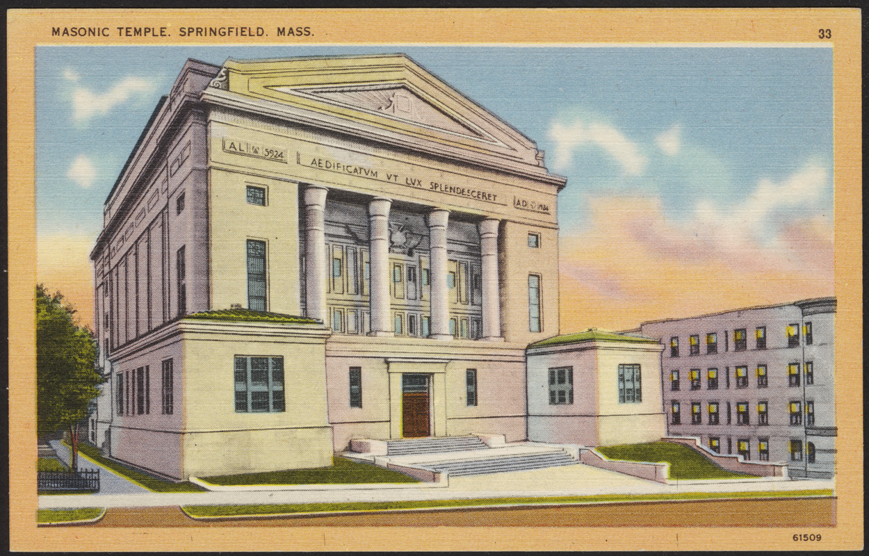 Masonic Temple, Springfield, Mass. - Digital Commonwealth
