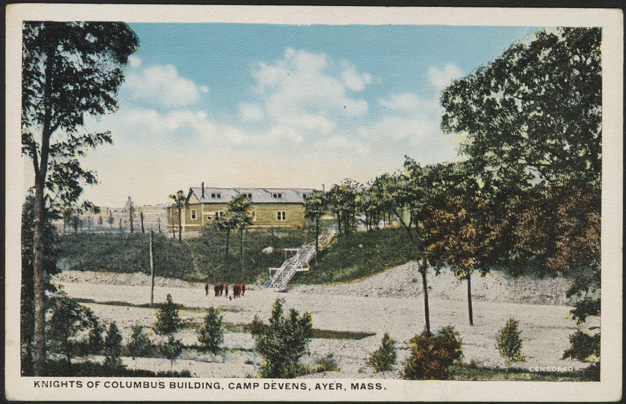 Knights of Columbus building, Camp Devens, Ayer, Mass. - Digital ...