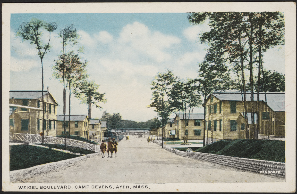 Weigel Boulevard, Camp Devens, Ayer, Mass. - Digital Commonwealth