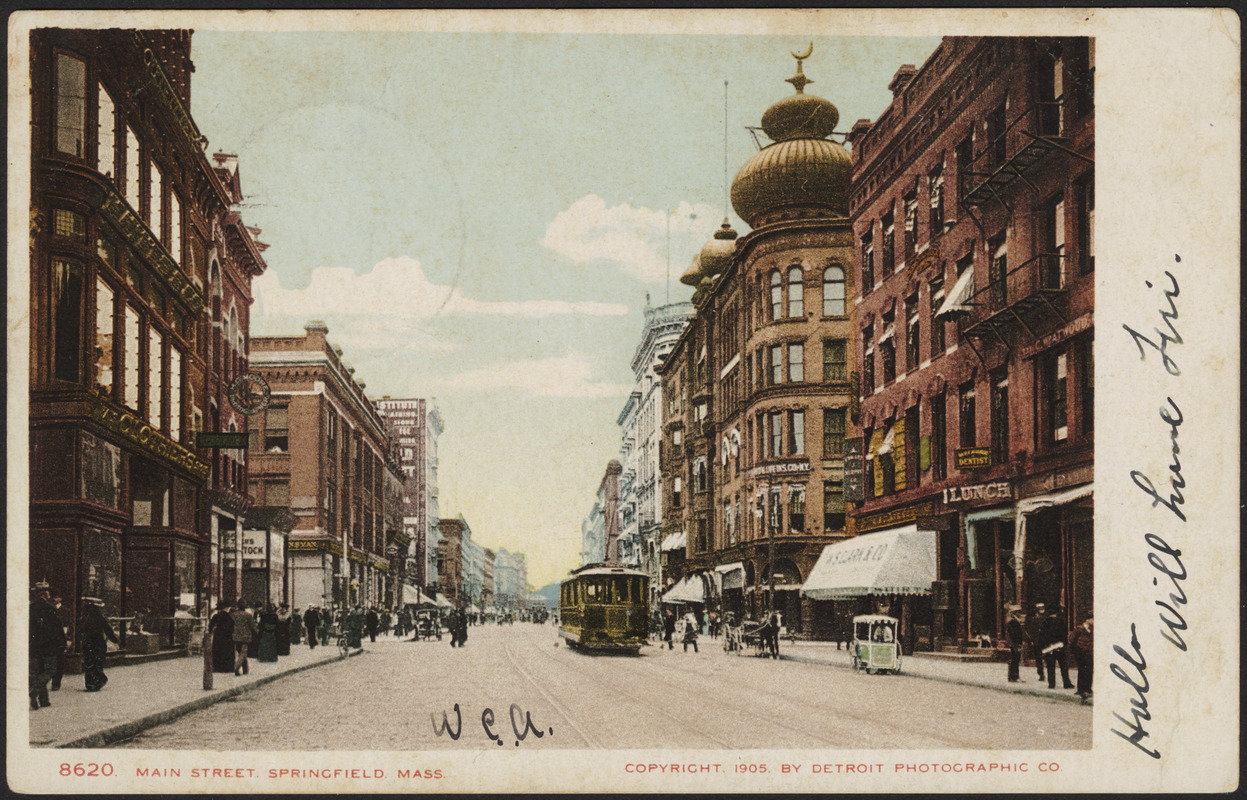 Main Street, Springfield, Mass. - Digital Commonwealth