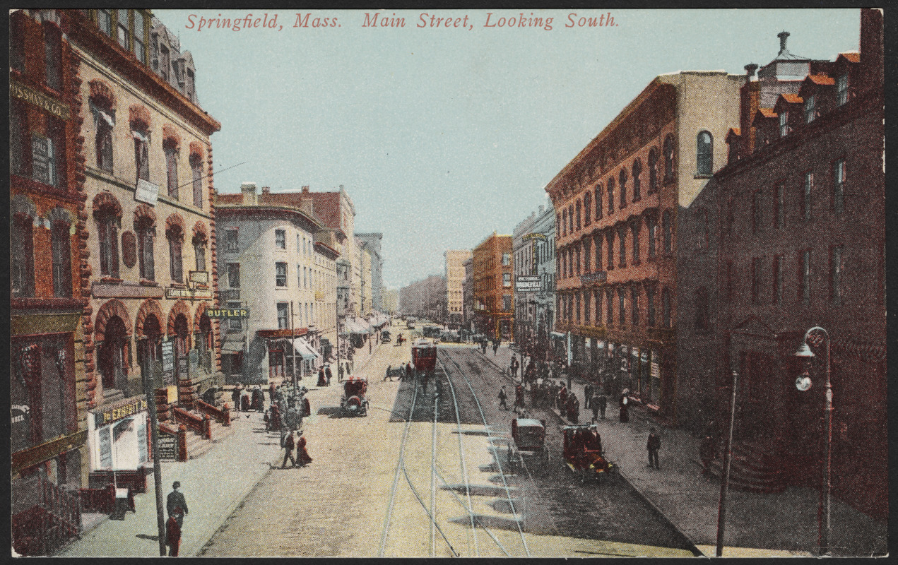 Springfield, Mass. Main Street, looking south - Digital Commonwealth