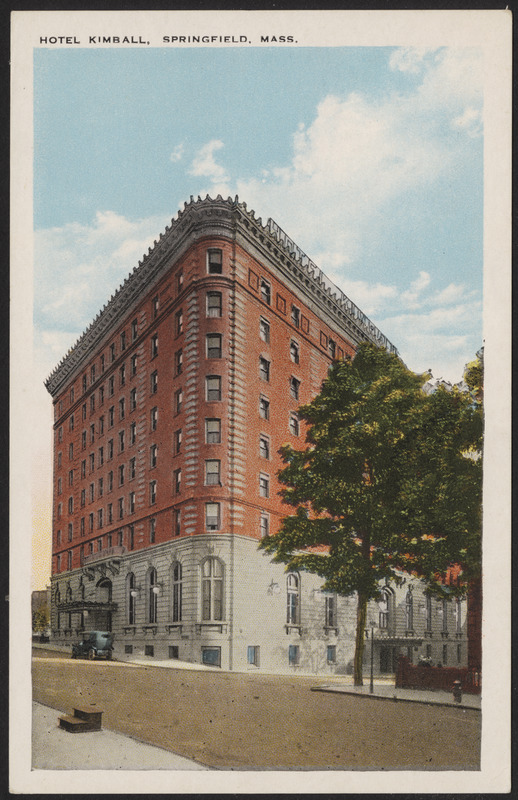 Hotel Kimball, Springfield, Mass. - Digital Commonwealth