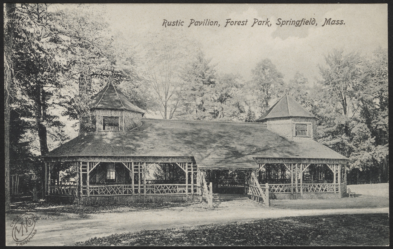 Rustic Pavilion, Forest Park, Springfield, Mass. - Digital Commonwealth