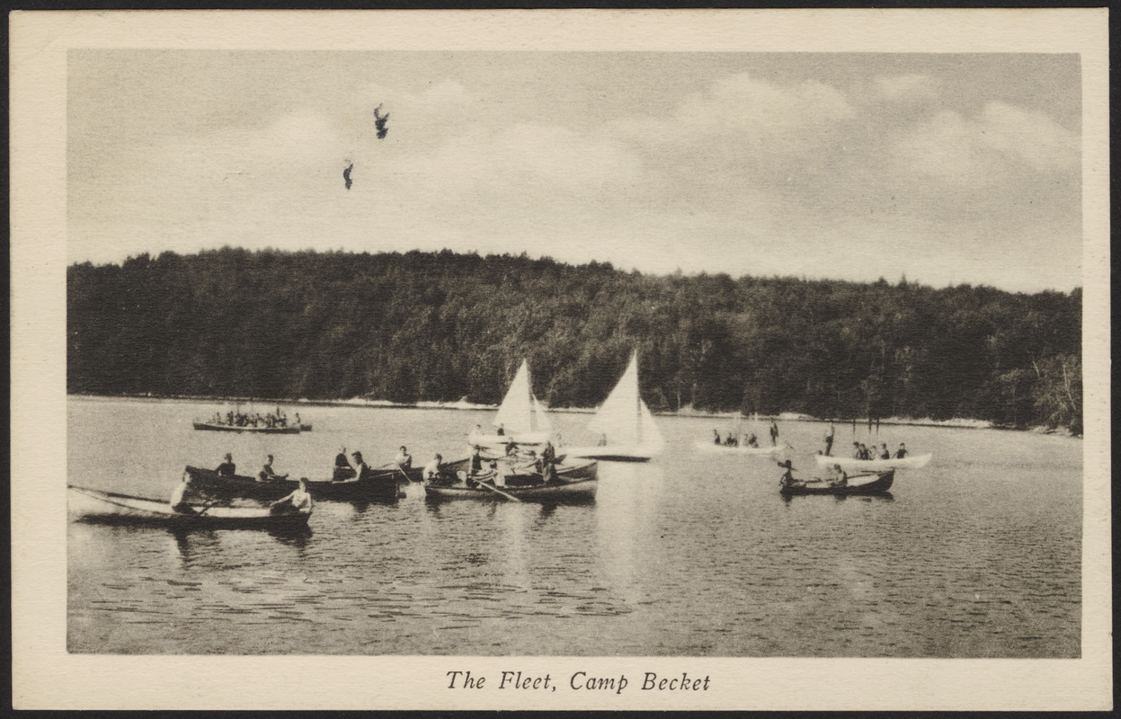 The fleet, Camp Becket - Digital Commonwealth