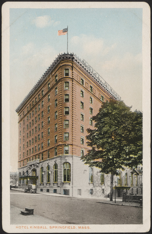 Hotel Kimball Springfield, Mass. - Digital Commonwealth