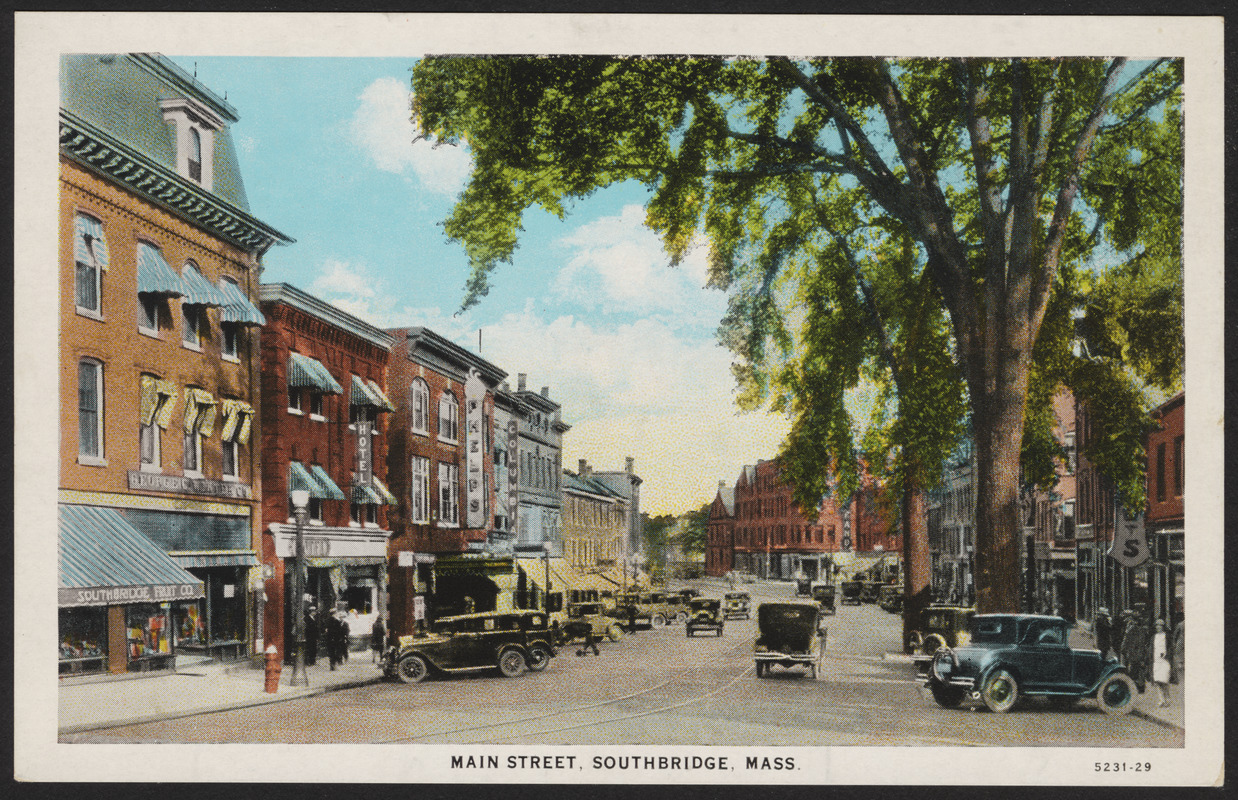 Main Street, Southbridge, Mass. - Digital Commonwealth