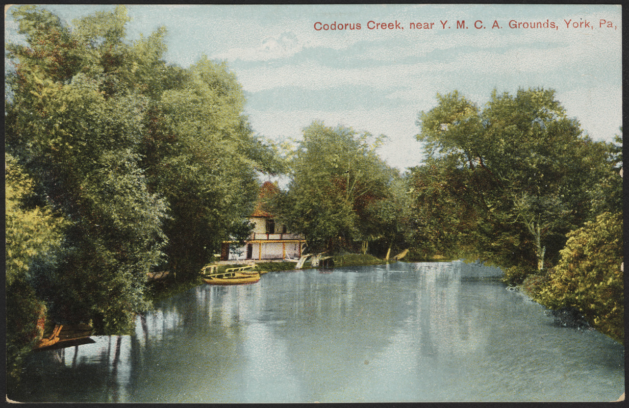 Codorus Creek, near Y.M.C.A. grounds, York, Pa. - Digital Commonwealth