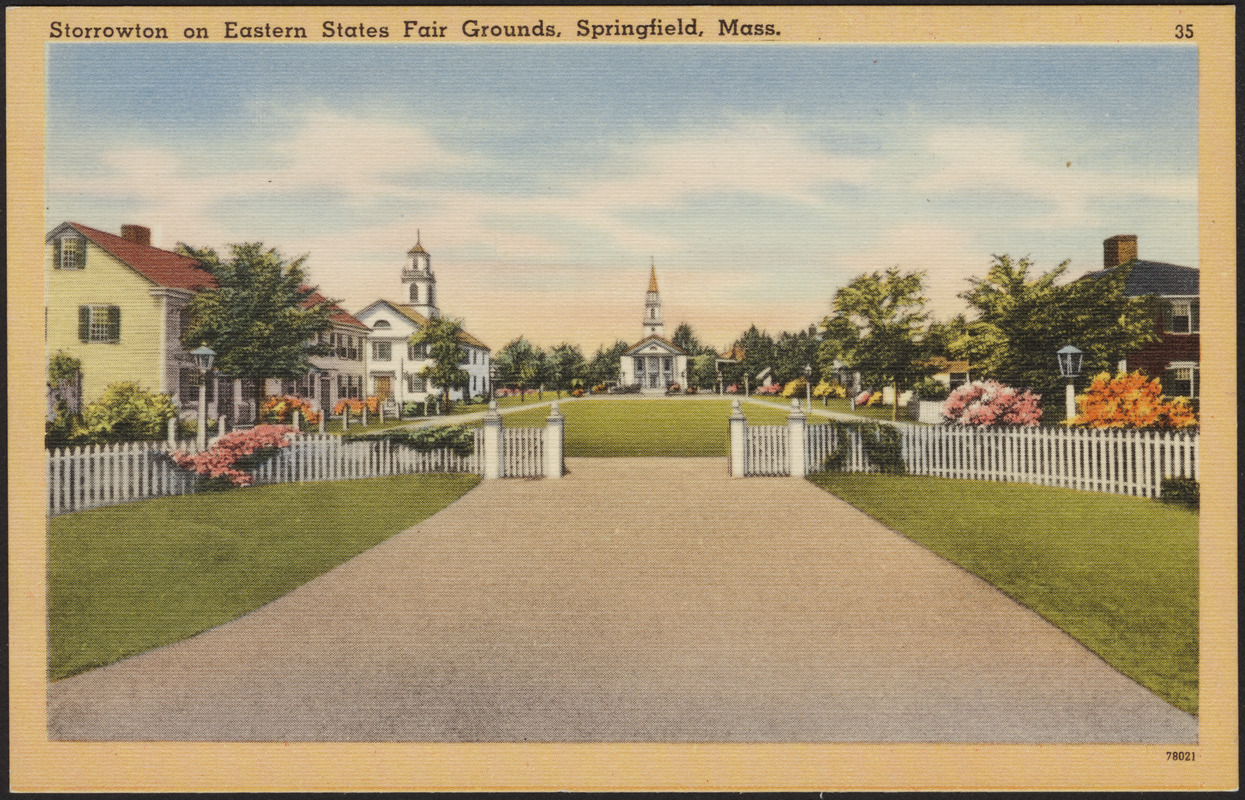 Storrowton on Eastern States Fair Grounds, Springfield, Mass. - Digital ...