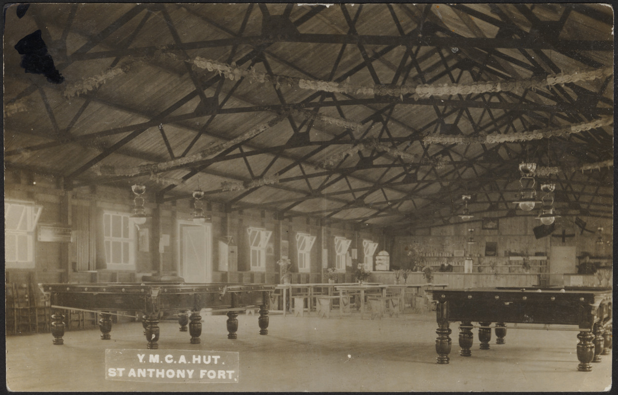 Y.M.C.A. hut, St. Anthony Fort - Digital Commonwealth