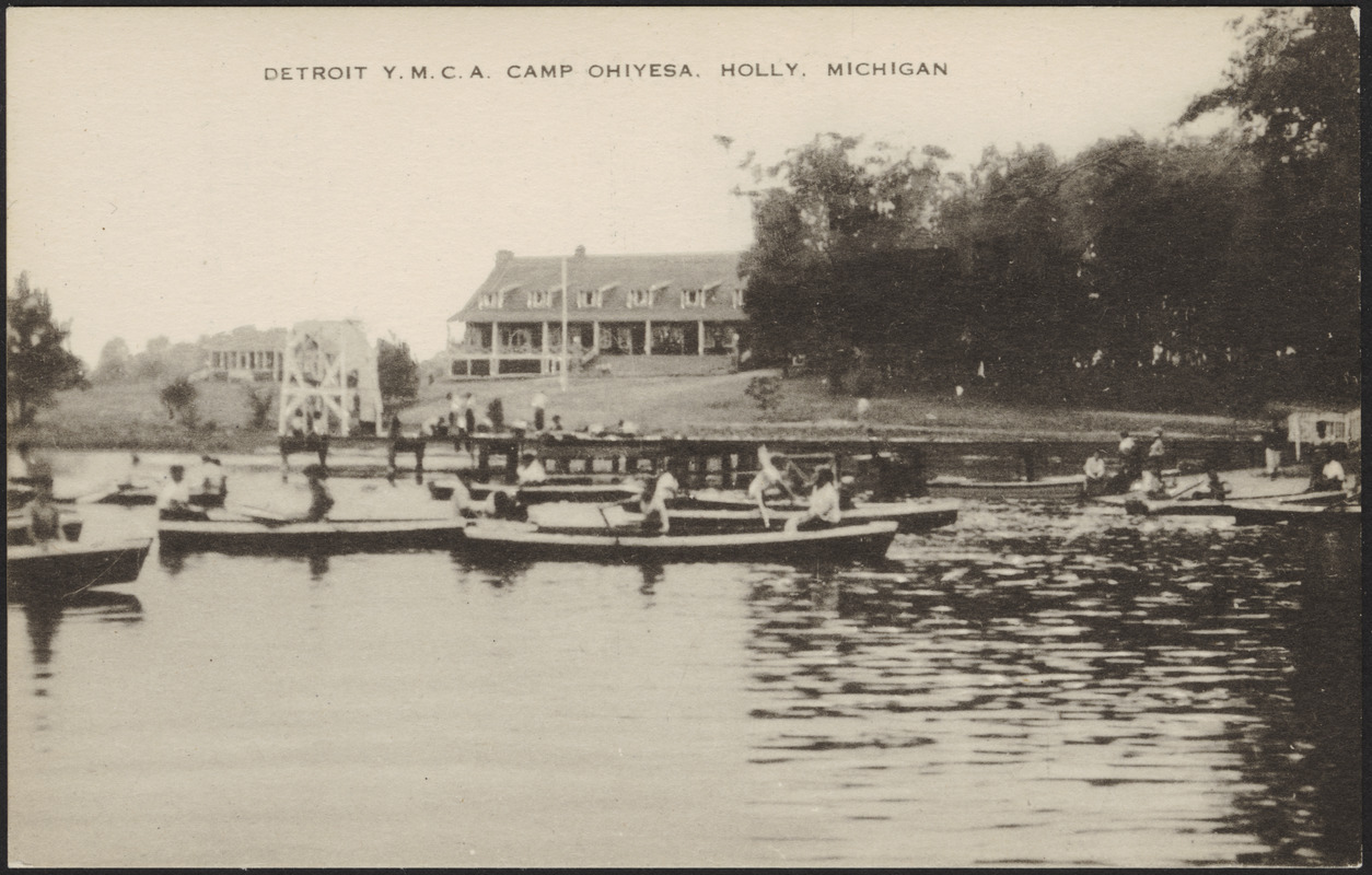 Detroit Y.M.C.A. Camp Ohiyesa, Holly, Michigan - Digital Commonwealth