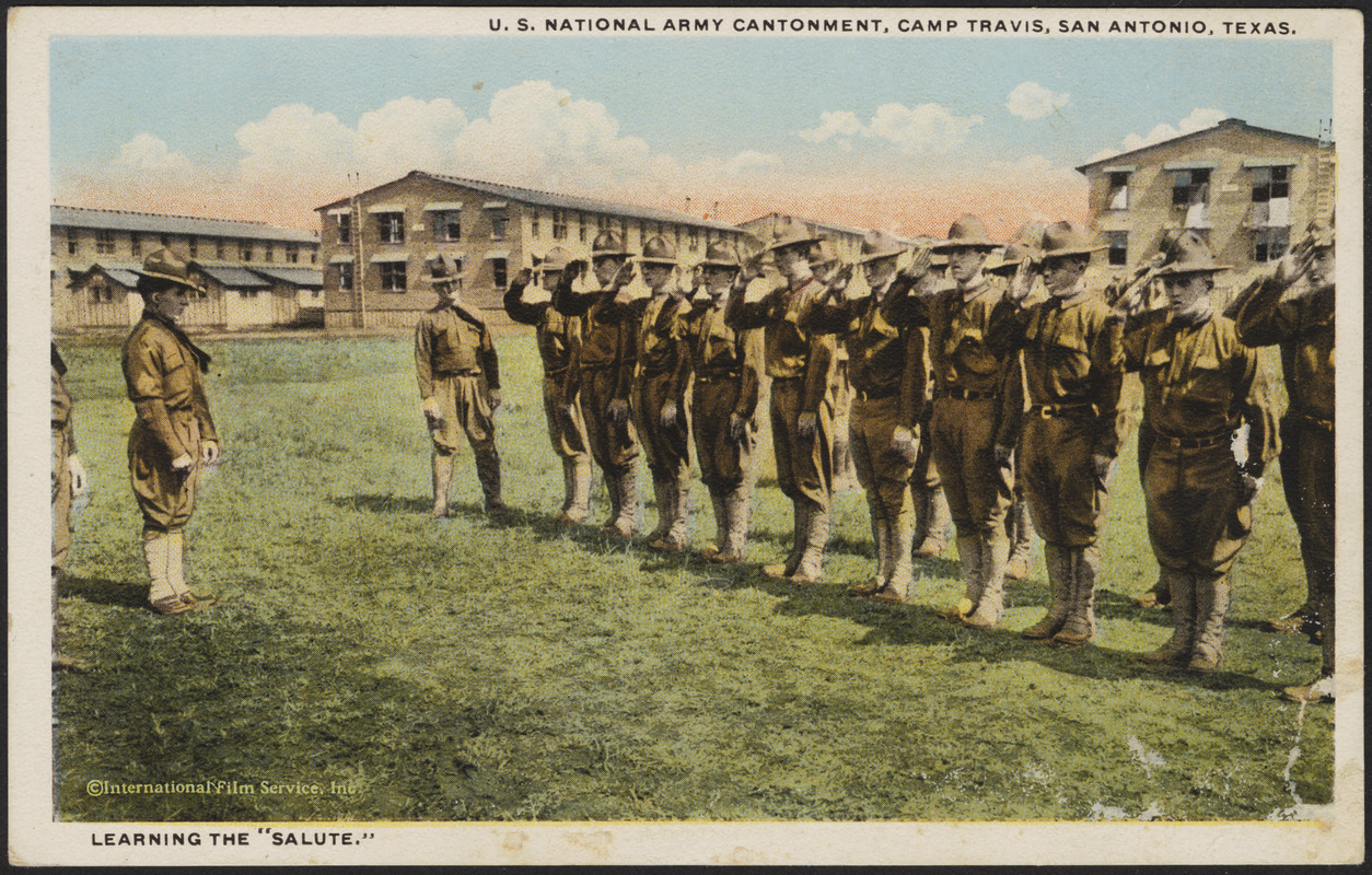 U.S. National Army Cantonment, Camp Travis, San Antonio, Texas ...