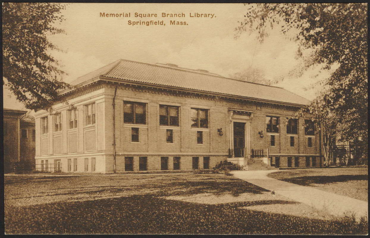 Memorial Square Branch Library, Springfield, Mass. - Digital Commonwealth