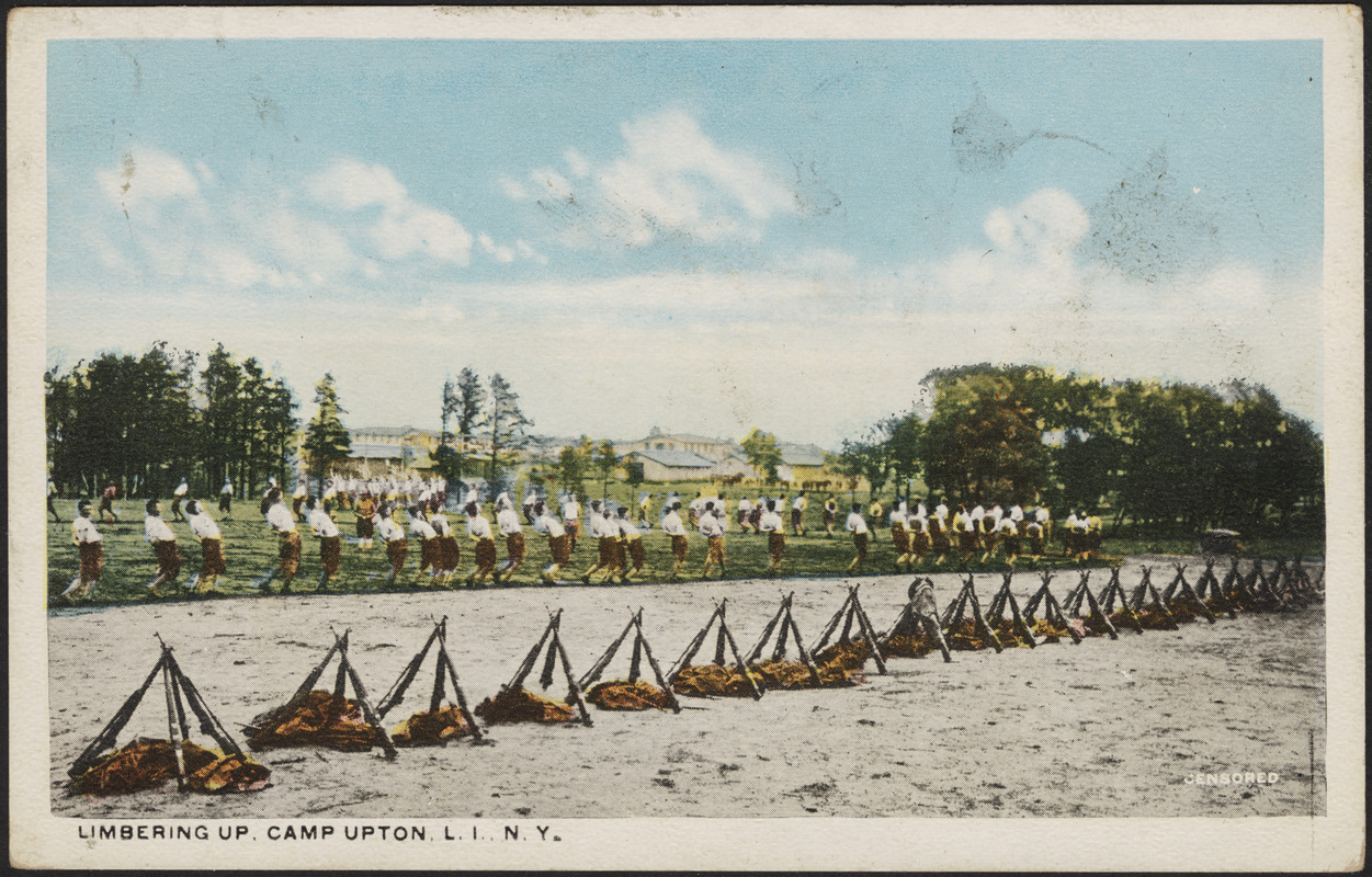 Limbering Up. Camp Upton, L. I., N.Y. - Digital Commonwealth