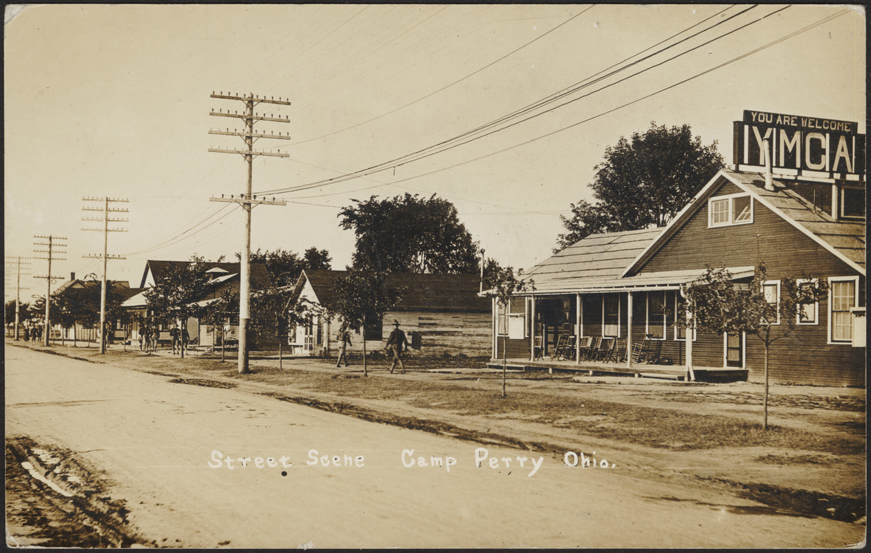 Street scene Camp Perry Ohio - Digital Commonwealth