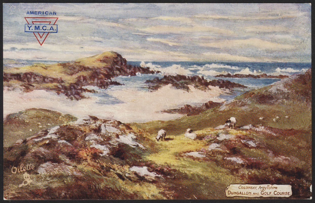 Colonsay, Argyllshire. Dungallon and golf course - Digital Commonwealth