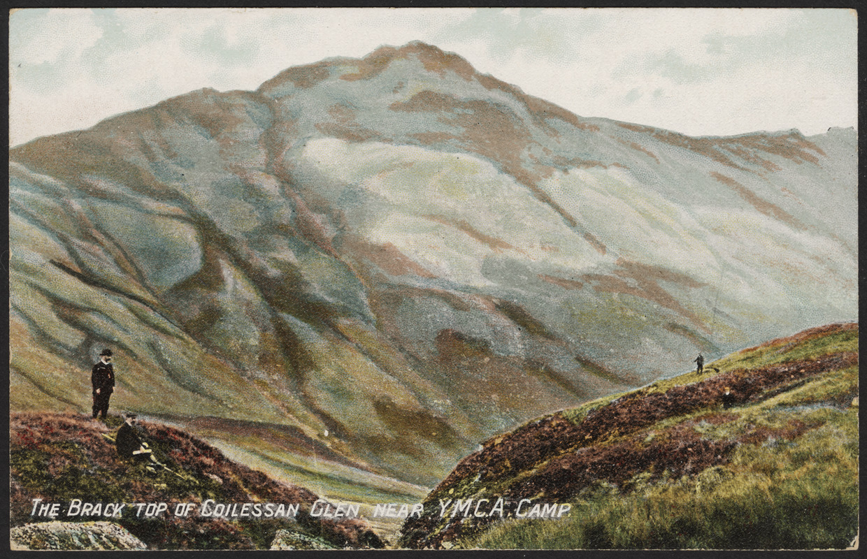 The brack top of Coilessan Glen near Y.M.C.A. Camp - Digital Commonwealth
