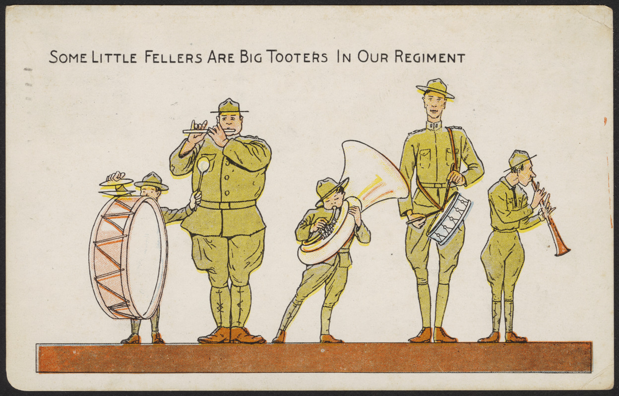 Some little fellers are big tooters in our regiment - Digital Commonwealth
