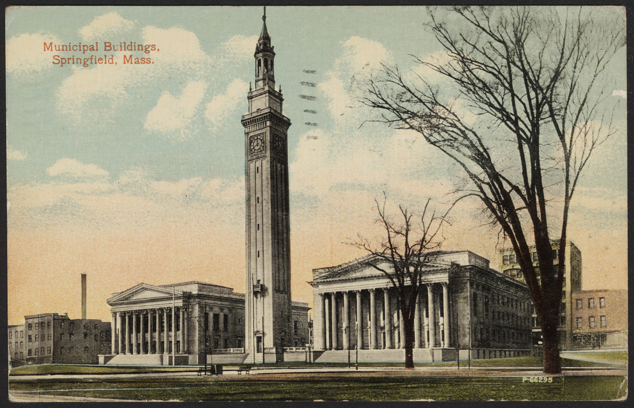 Municipal buildings, Springfield, Mass. - Digital Commonwealth