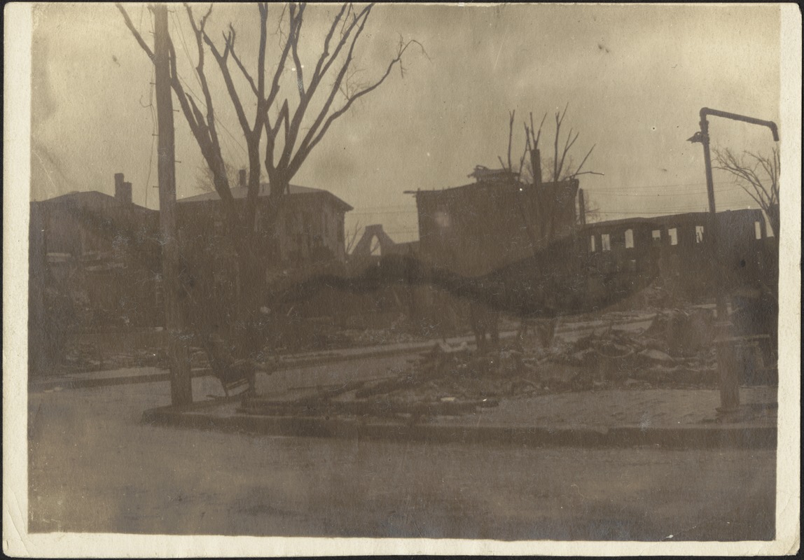 Ruins of the Great Chelsea Fire, Chelsea, Mass. - Digital Commonwealth