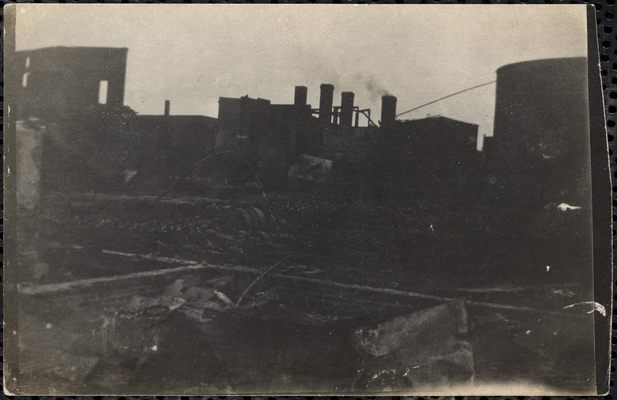 Ruins of the Great Chelsea Fire - Digital Commonwealth