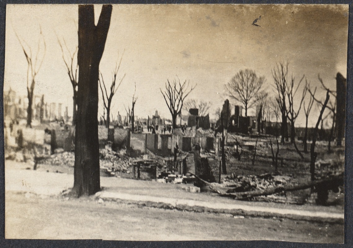 Ruins of the Great Chelsea Fire - Digital Commonwealth