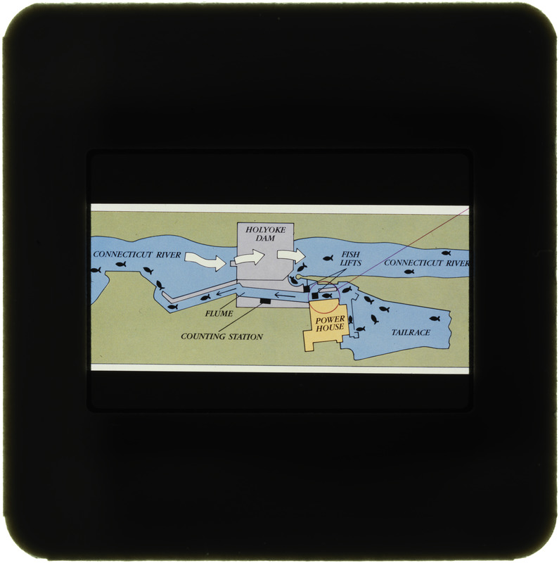 Holyoke Water Power fish elevator drawing, river and dam - Digital ...
