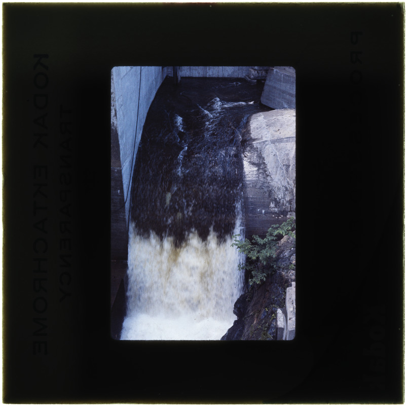 Attraction waterfall side of Hadley Falls Station - Digital Commonwealth