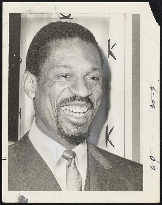 Bill Russell smiling - Digital Commonwealth