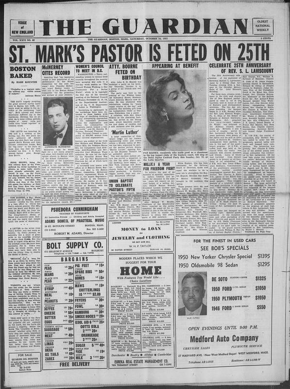 The Guardian. October 24, 1953 - Digital Commonwealth