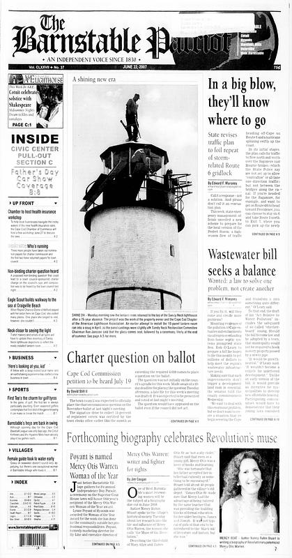 Barnstable Patriot. June 22, 2007 - Digital Commonwealth