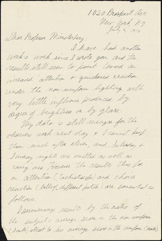 Burtt, Harold E. (Harold Ernest), 1890-1991 autograph letter signed to ...