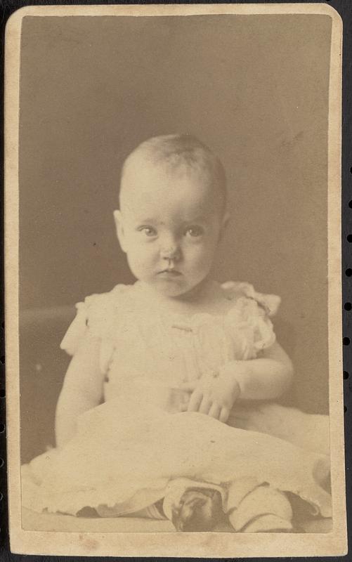 Portrait of an infant - Digital Commonwealth