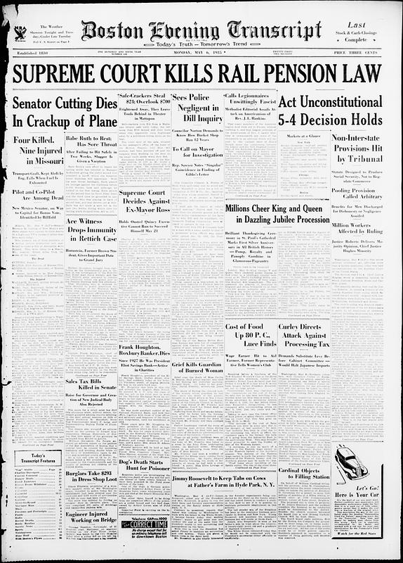Boston Evening Transcript. May 06, 1935 - Digital Commonwealth