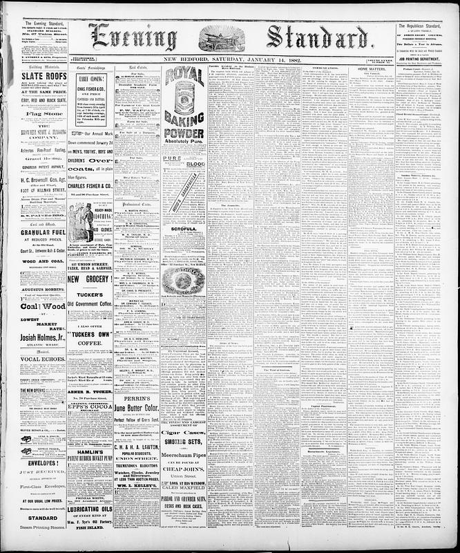 Evening Standard. January 14, 1882 - Digital Commonwealth
