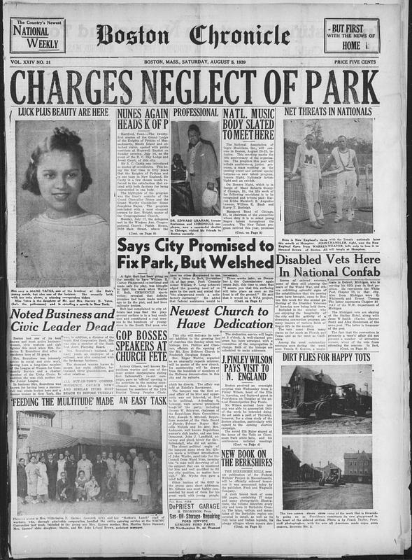 Boston Chronicle. August 05, 1939 - Digital Commonwealth