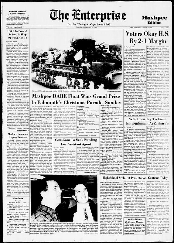The Mashpee Enterprise. December 14, 1993 - Digital Commonwealth