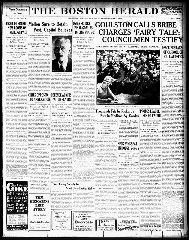 Boston Herald. January 09, 1929 - Digital Commonwealth
