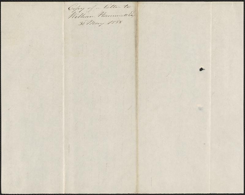 George Coffin to William Hammatt, 30 May 1838 - Digital Commonwealth