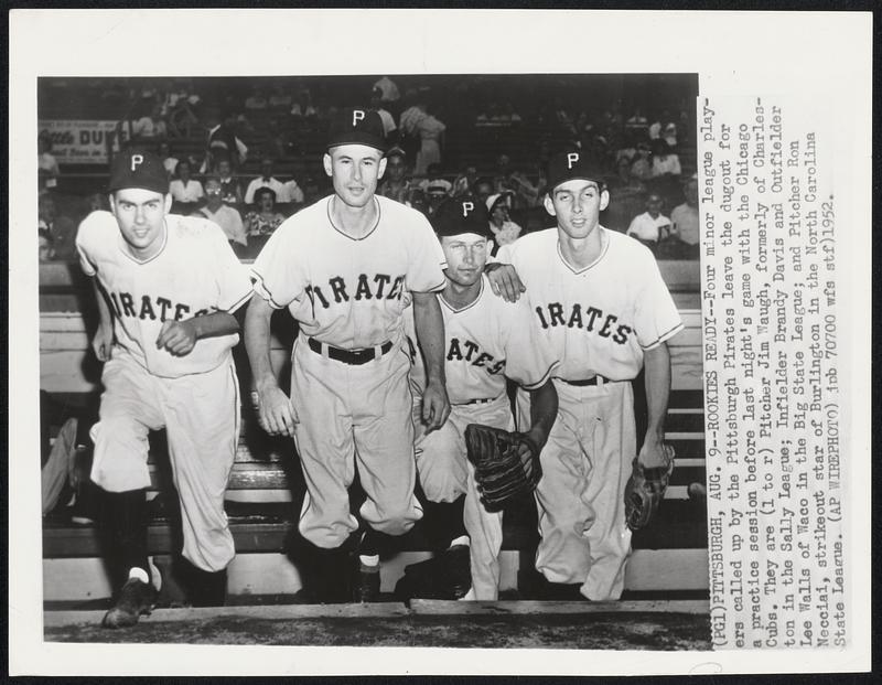 Rookies Ready -- Four minor league players called up by the Pittsburgh ...