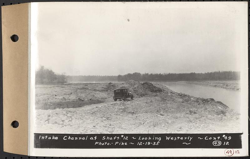 Contract No. 49, Excavating Diversion Channels, Site of Quabbin ...