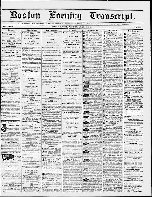Boston Evening Transcript - Digital Commonwealth