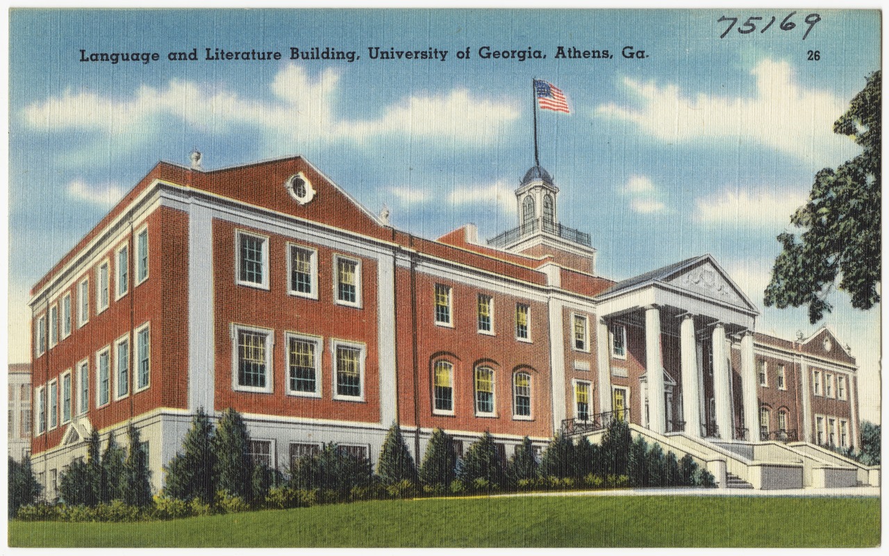 Language and literature building, University of Georgia, Athens, Ga ...