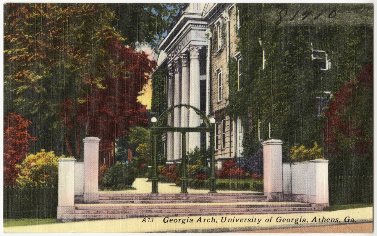 Georgia Arch, University of Georgia, Athens, Ga. - Digital Commonwealth