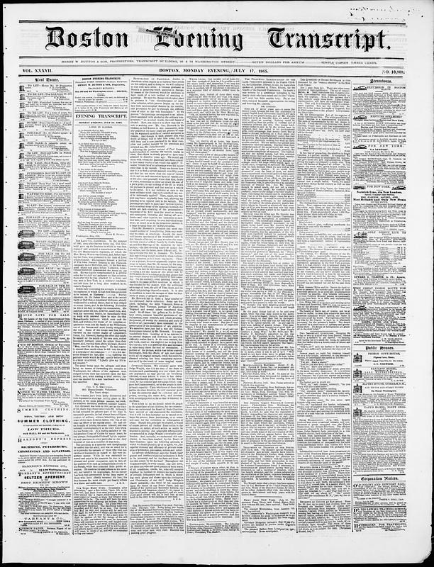 Boston Evening Transcript - Digital Commonwealth