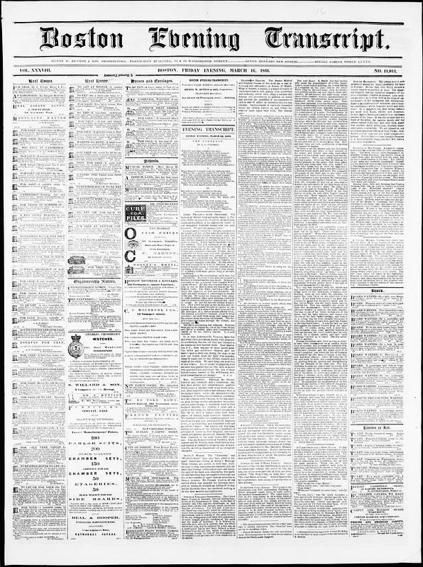 Boston Evening Transcript - Digital Commonwealth