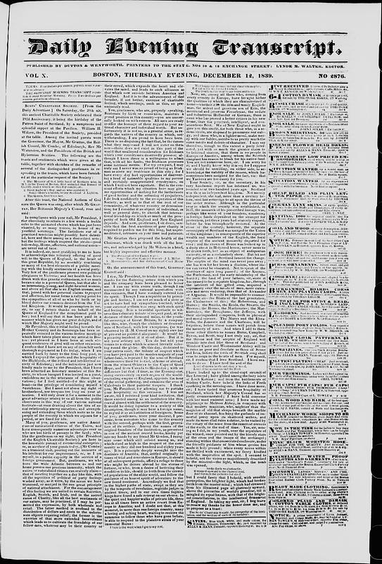 Daily Evening Transcript - Digital Commonwealth