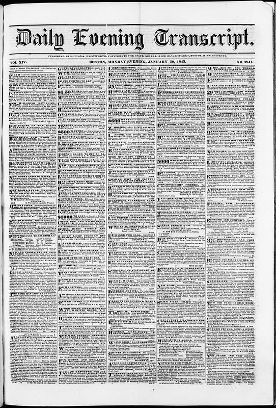 Daily Evening Transcript - Digital Commonwealth