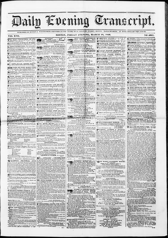 Daily Evening Transcript - Digital Commonwealth