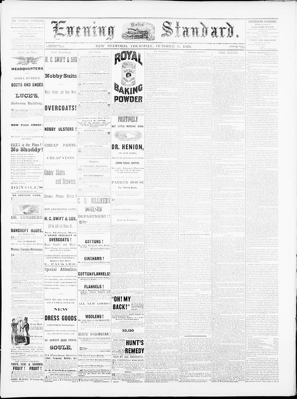 Evening Standard. October 09, 1879 - Digital Commonwealth